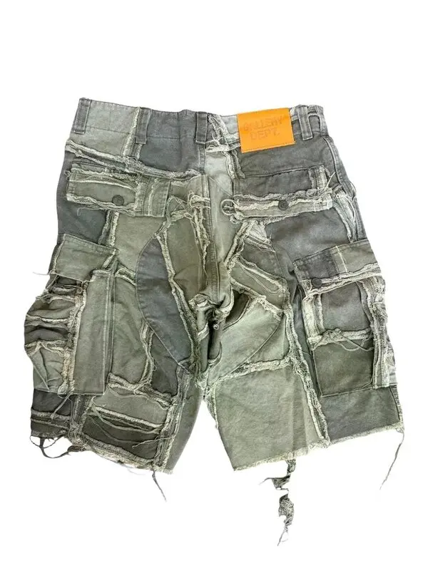 GALLERY DEPT. Programmer Frayed Shorts - Green