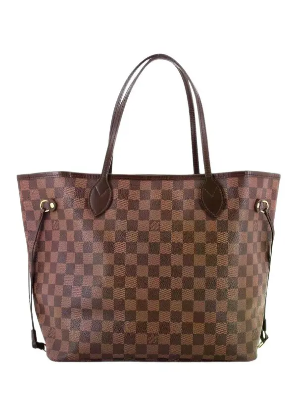 LOUIS VUITTON Neverfull Damier Mm Tote Bag - Brown