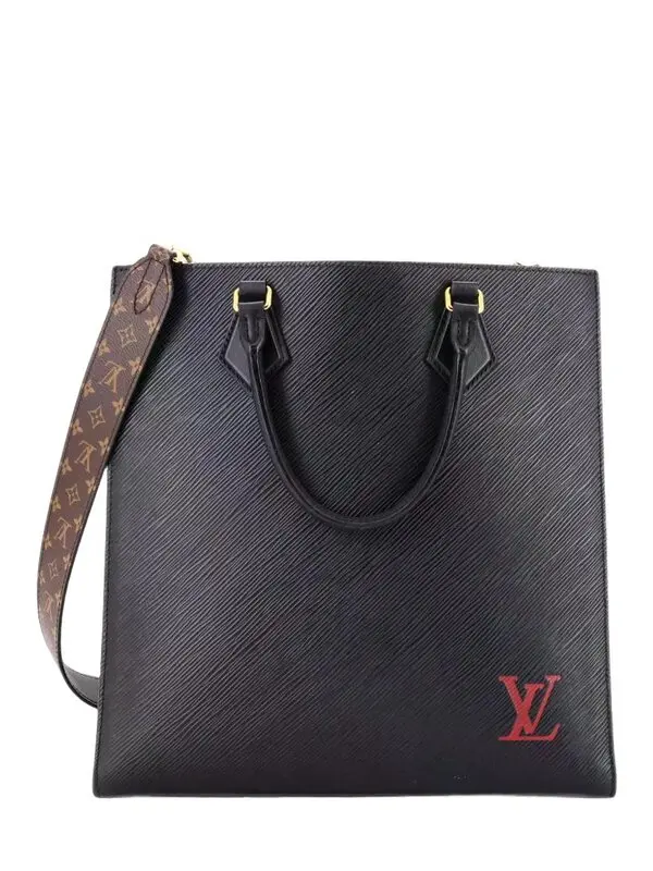 LOUIS VUITTON Sac Plat Nm Bag Epi Leather Pm Tote Bag - Black