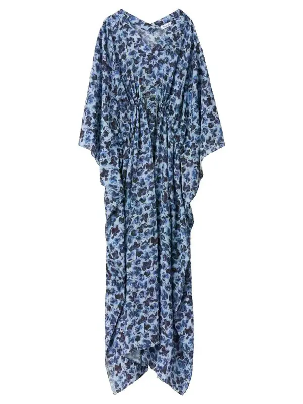 Rodebjer Viva Floral-print Dress - Blue