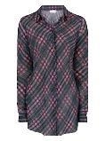 Dries Van Noten Calima Plaid Shirt With Metallic Yarns - Multicolor