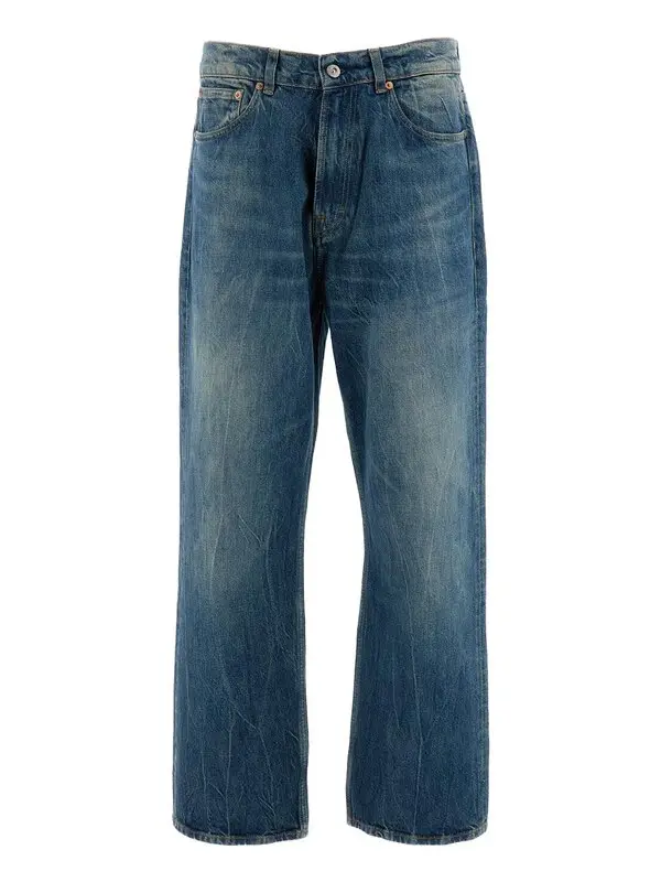 Our Legacy Third Cut River Blue Wash Denim Pants - Multicolor