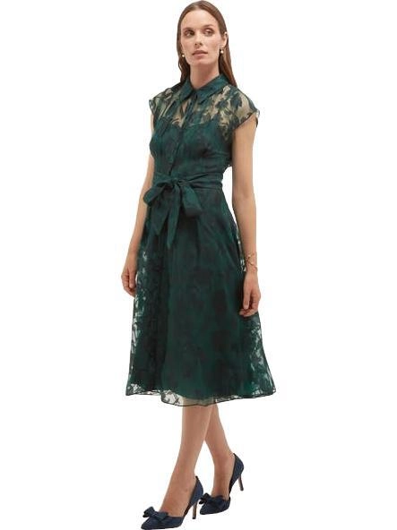 HOBBS LONDON Tess Dress - Evergreen