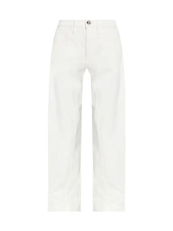 JIL SANDER Cotton Trousers - Multicolor