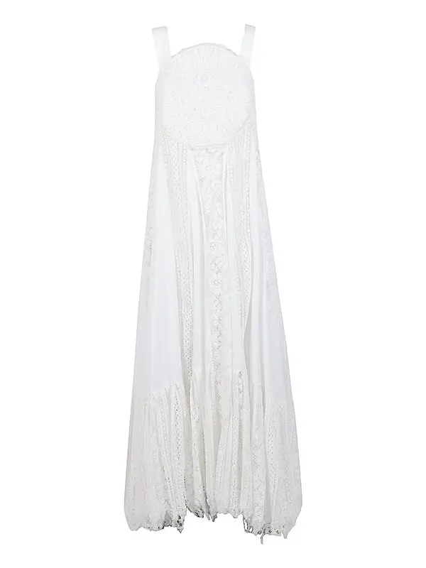 Loewe Cotton Long Dress - Multicolor