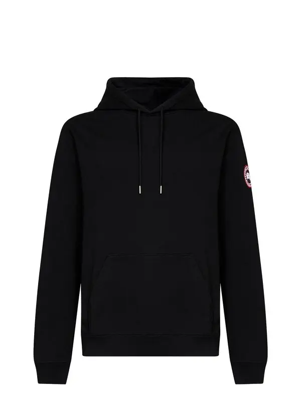 Canada Goose Black Huron Hooded Sweatshirt - Multicolor