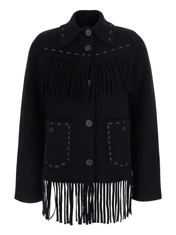 Guest In Residence Cashmere And Wool Western Jacket - Multicolor