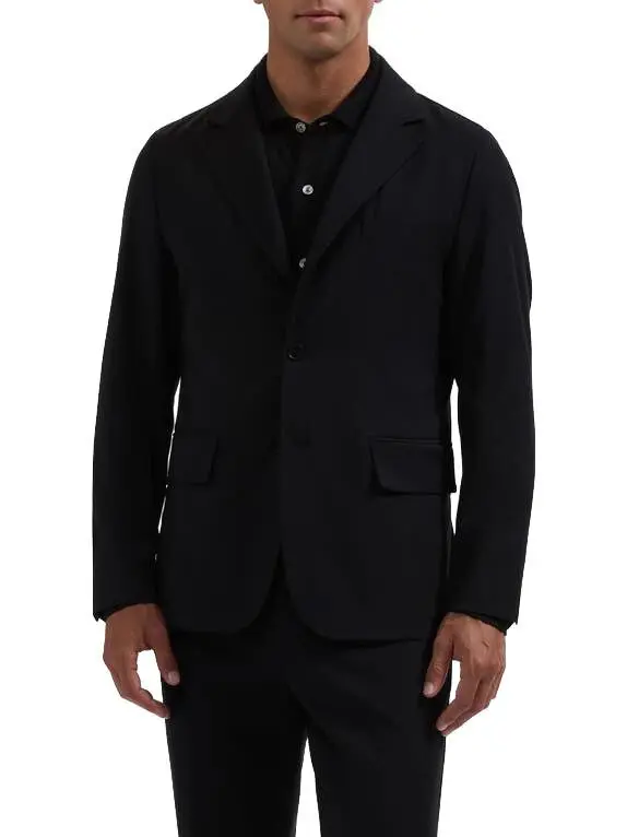 Bugatchi Aerotech Two Button Blazer - Black