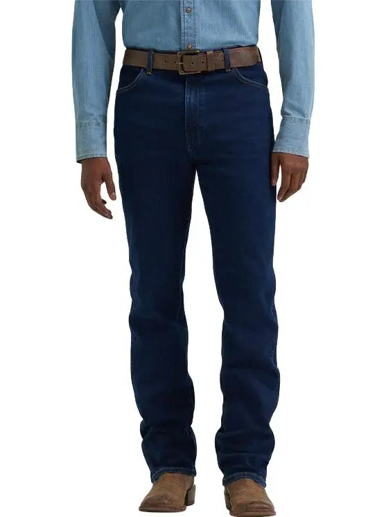 Wrangler Western Tough Lite Slim Fit Bootcut Jeans - Rinse