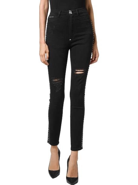 Philipp Plein Super High Waist Jegging Stones - Summernight
