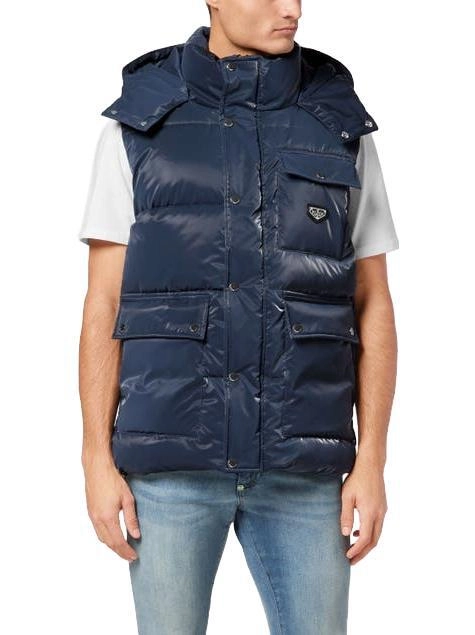 Philipp Plein Down Vest - Darkblue