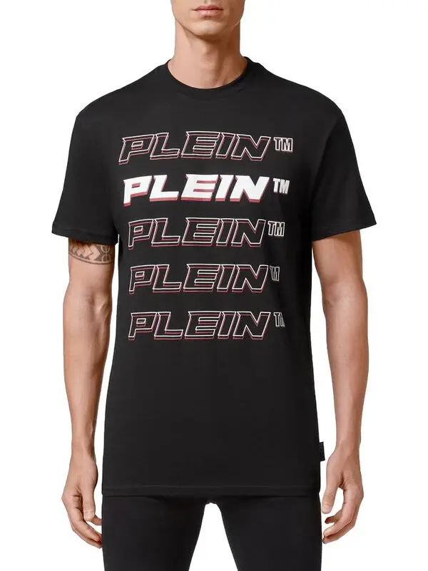 Philipp Plein T-shirt Round Neck - Black