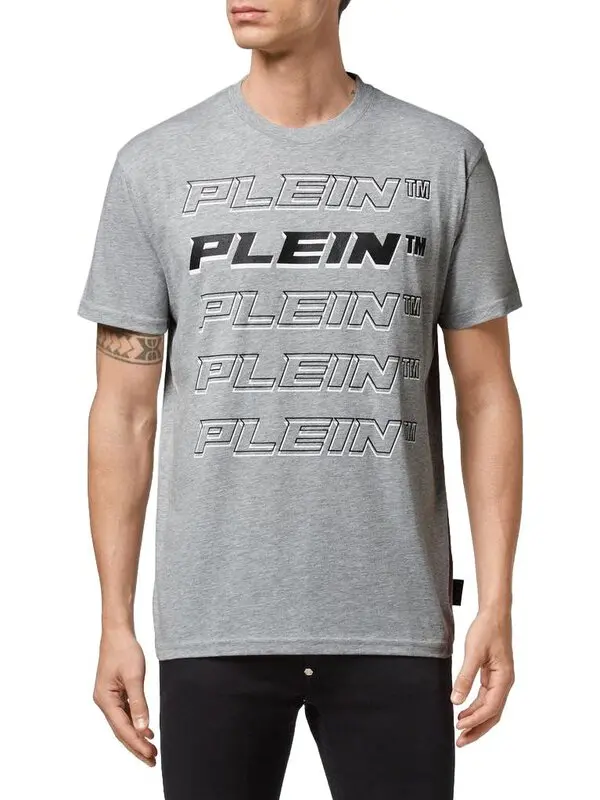 Philipp Plein T-shirt Round Neck - Grey