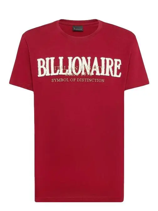 BILLIONAIRE T-shirt Round Neck Ss - Bordeaux