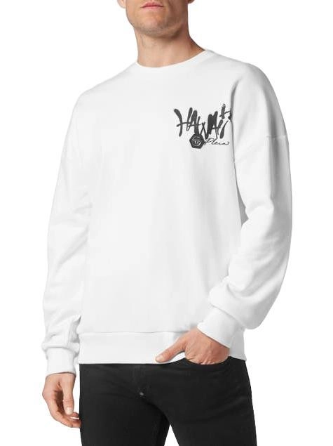 Philipp Plein Sweatshirt Ls Hawaii - White