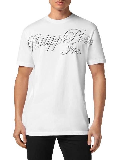 Philipp Plein T-shirt Round Neck Ss Tm - White