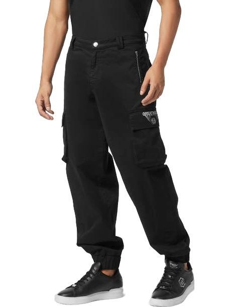 Philipp Plein Cargo Pants Greatness - Black
