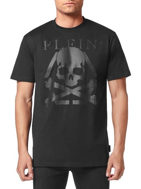 Philipp Plein T-shirt Round Neck Skull&bones - Black