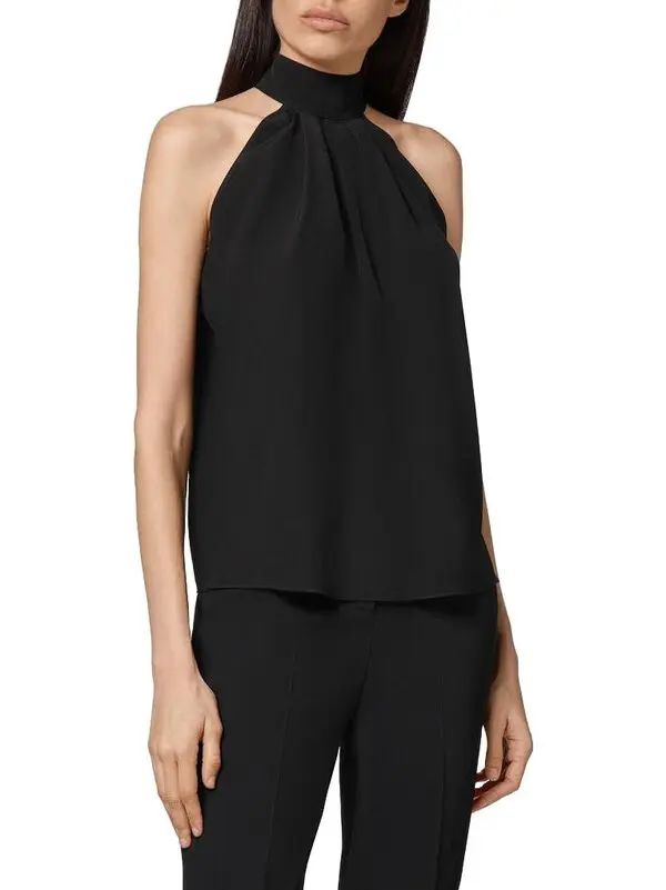 Philipp Plein Silk Top - Black