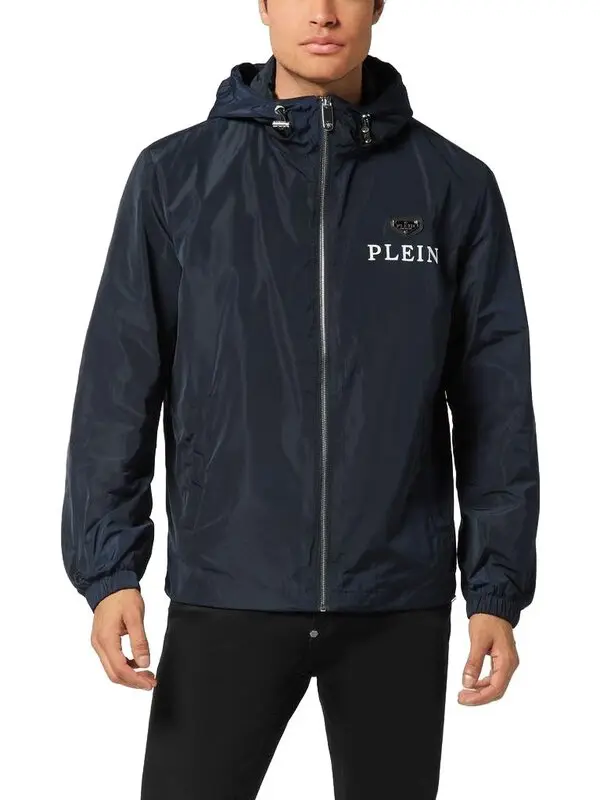 Philipp Plein Nylon Windbreaker - Darkblue