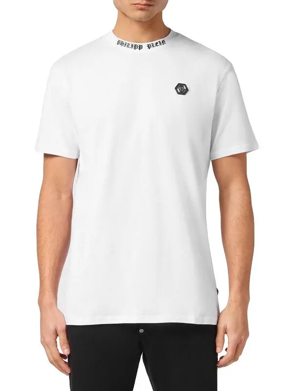 Philipp Plein T-shirt Round Neck Ss - White