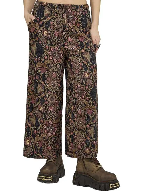 DISTURBIA Mythos Wide Leg Trousers - Black