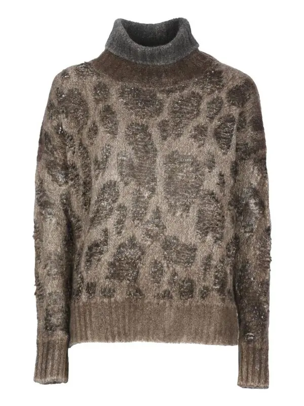 Avant Toi Cashmere Turtle-neck Jumper - Multicolor