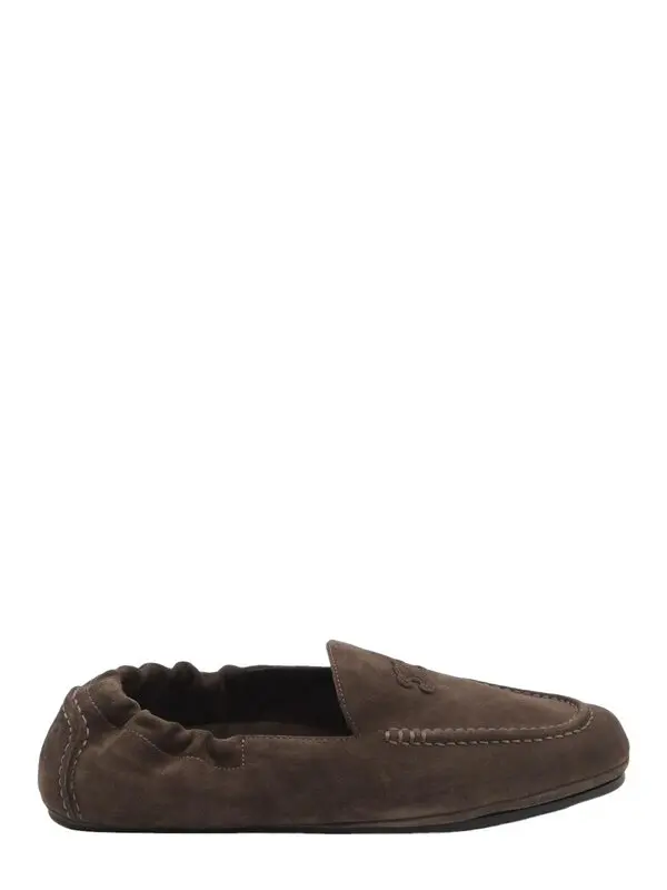 Celine Adam Suede Leather Loafers - Multicolor