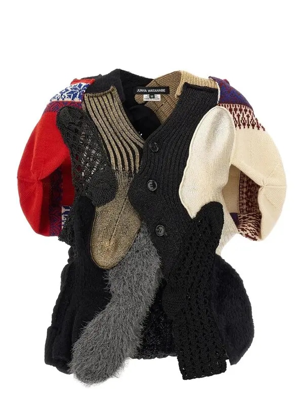Junya Watanabe Patchwork Cardigan - Multi