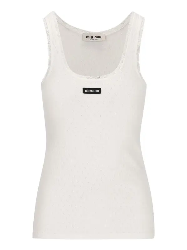 Miu Miu Log Octton Tank Top - Multicolor