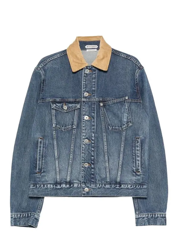 JW Anderson Denim Cotton Jacket - Multicolor
