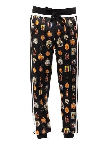 Dolce & Gabbana Pants Size Silk, Elastane - Black