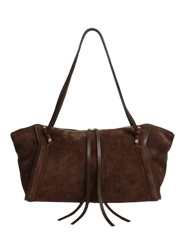 KENNETH COLE Highline East/west Top Zip Leather Tote - Chocolate