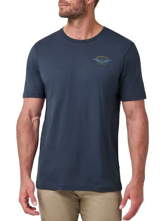 Travis Mathew Rally Ready Graphic T-shirt - Blue Nights