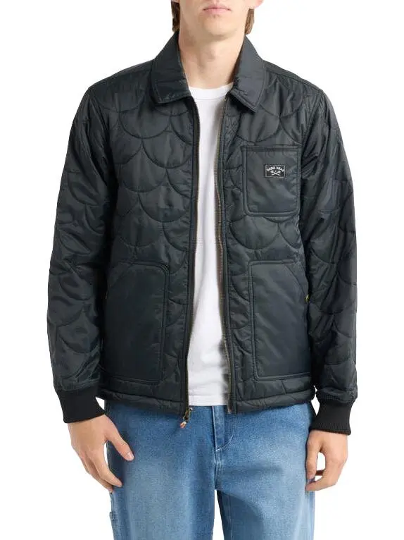 DARK SEAS Hornsby Quilted Jacket - Black