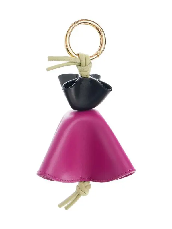 Givenchy Dancer Leather Bag Charm - Pink/grey