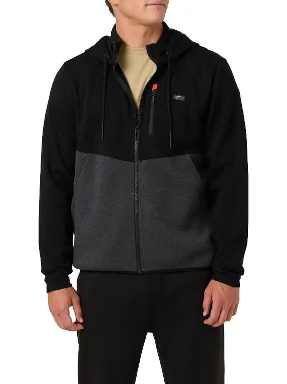 O'Neill Trvlr Tech Fleece Zip Hoodie - Black