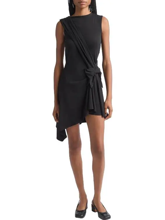 Sandy Liang Cello Minidress - Black