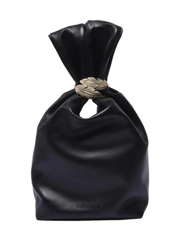 Farm Rio Mini Market Leather Bag - Black
