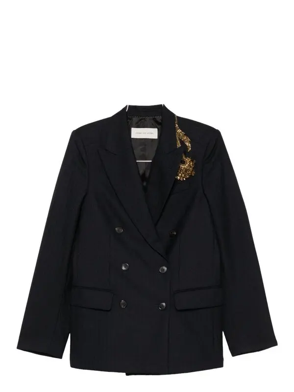 Dries Van Noten Barrysta Double-breasted Jacket - Multicolor