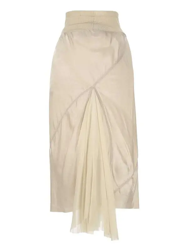 Rick Owens Draped Asymmetric Skirt - No