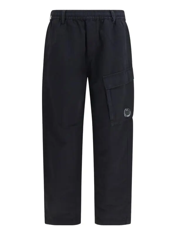 C.P. COMPANY Boxy Lens Cargo Pants - Black