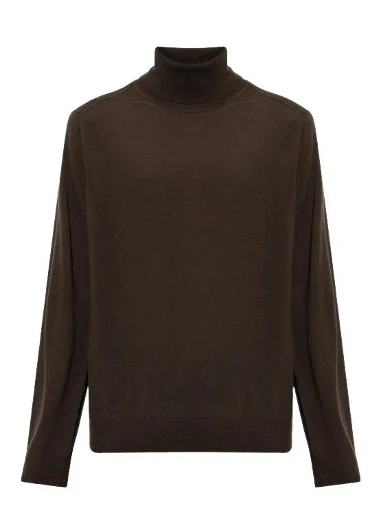 Paul Smith Turtleneck Sweater - Brown