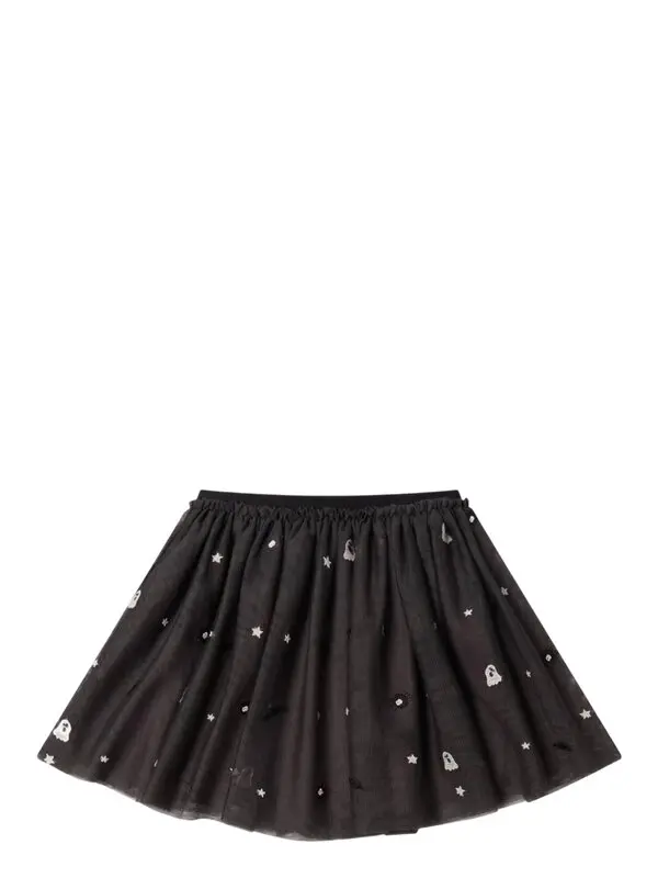 Stella McCartney Embroidered Tulle Dress - Grey