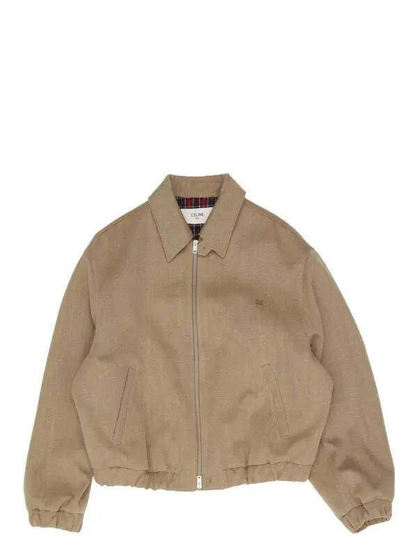Celine Long-sleeve Casual Jacket - Nude