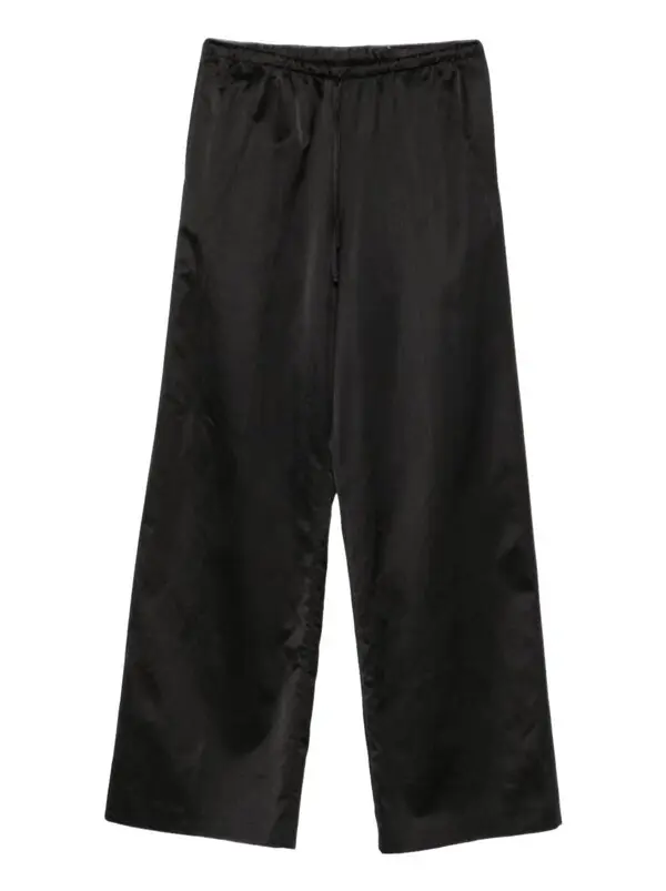 Dries Van Noten Elastic-waist Casual Trousers - Black