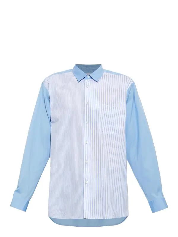 Comme Des Garçons Classic Long-sleeved Shirt - Blue