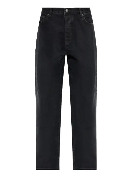 Off-White Half Arrow Relax Tapered Jeans - Black