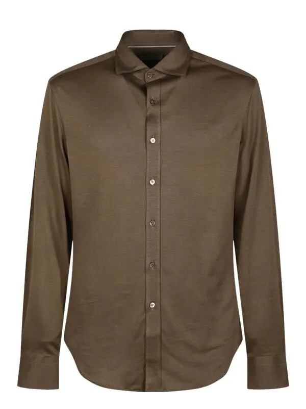 Canali Slim Fit Long Sleeve Shirt - No