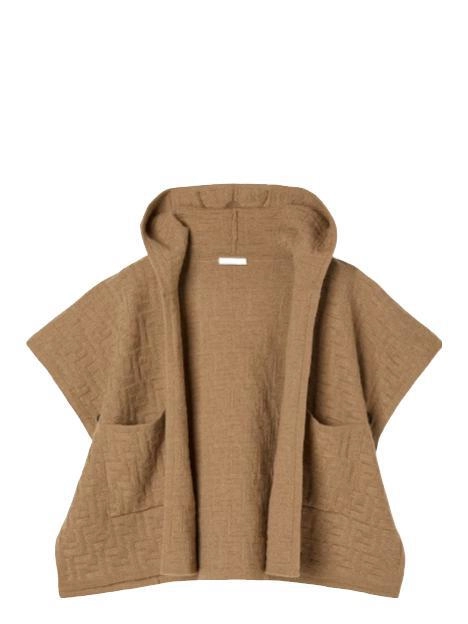 Fendi Teddy Bear Cape - Brown